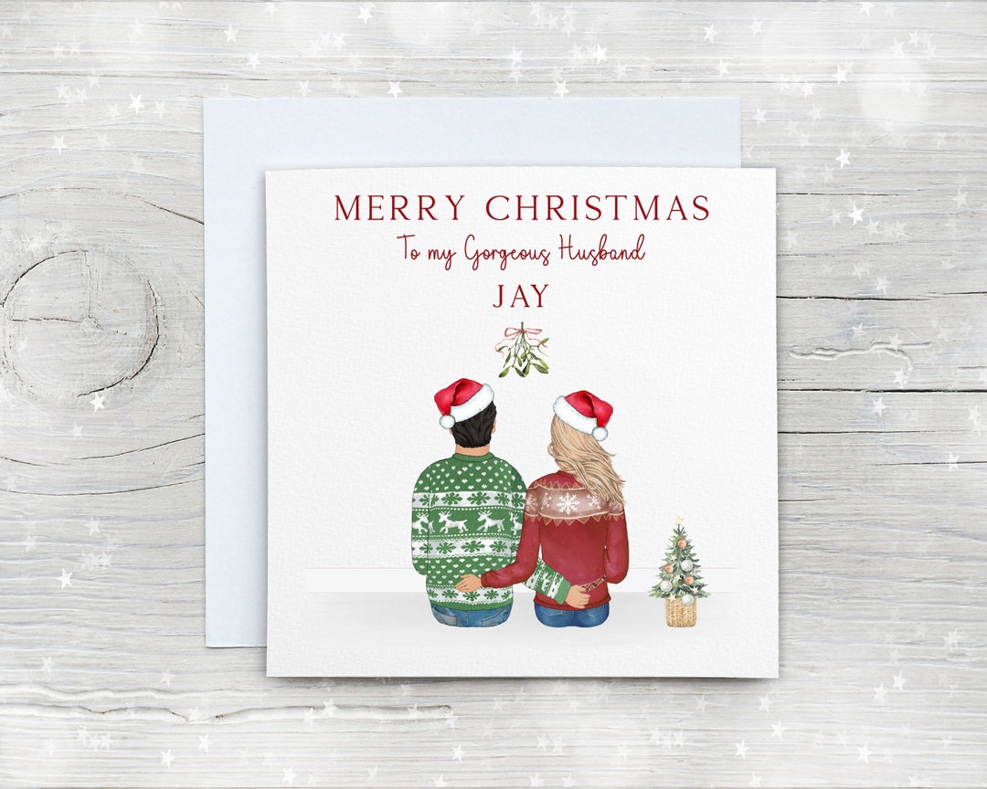Husband Christmas Card Special Husband Christmas Card for - Etsy