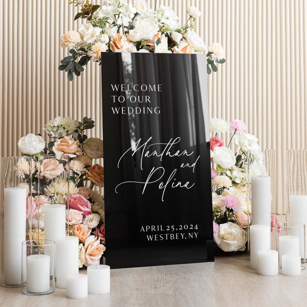 Modern Wedding Signs - Etsy