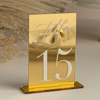 Customizable Natural Stone Table Signs for Conventions, Summons ...