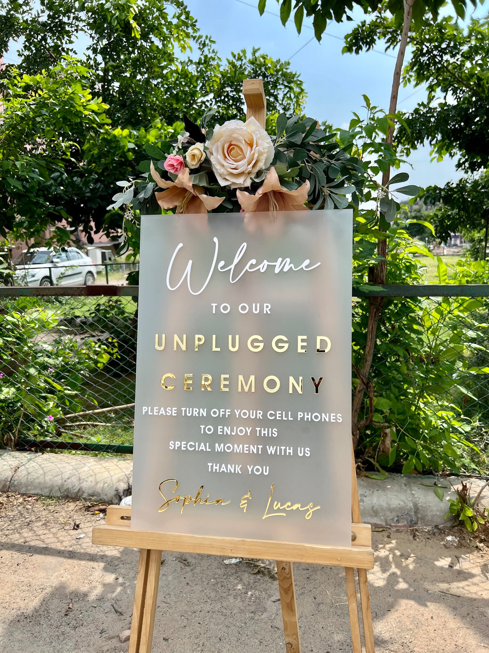 Unplugged Wedding Sign - Unplugged Ceremony Sign - Pick a Seat Not a ...