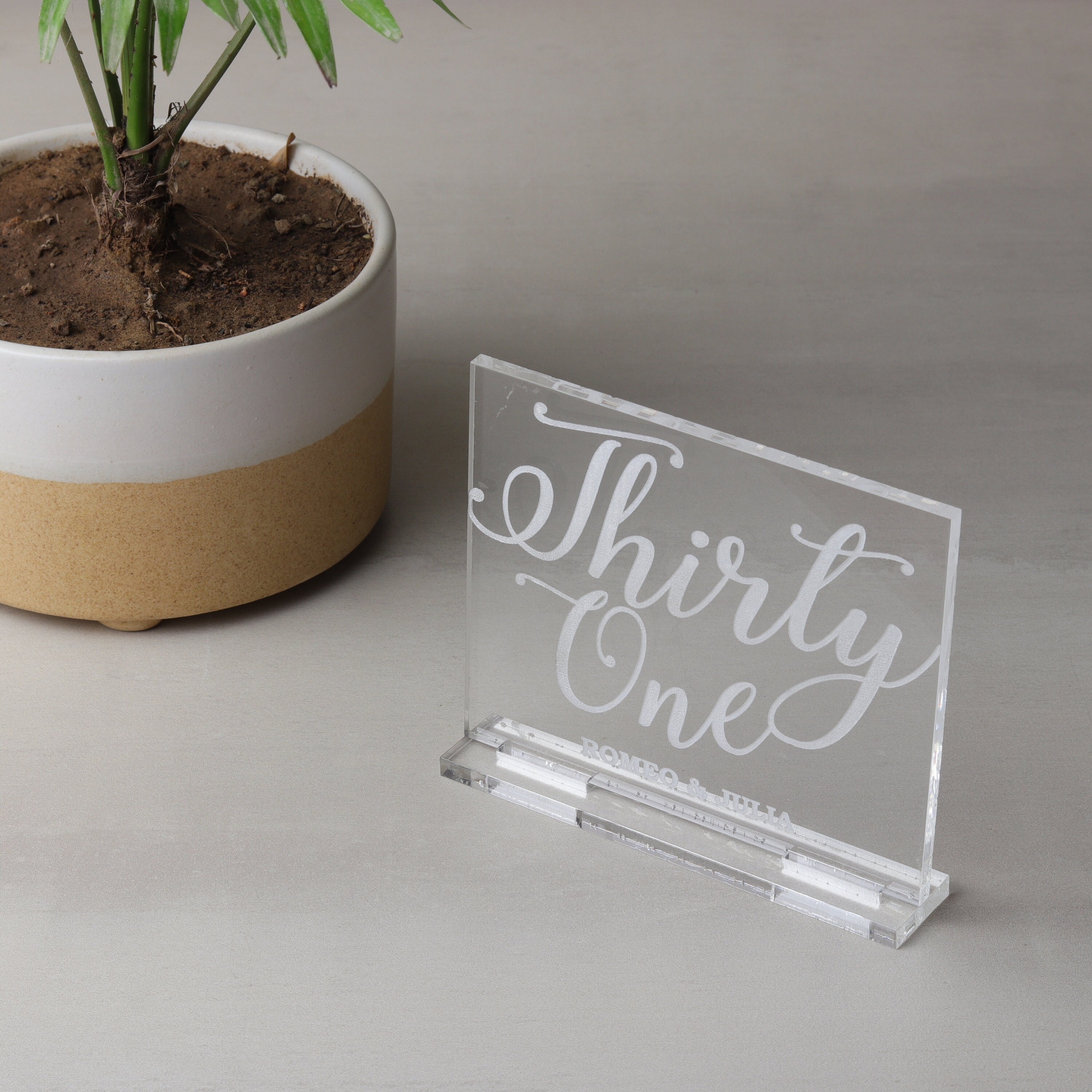 Engraved Table Numbers Table Numbers Acrylic Table Numbers | Etsy