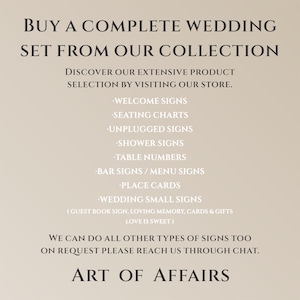 Silver Mirror Welcome Sign - Wedding Signs - Wedding Decorations ...