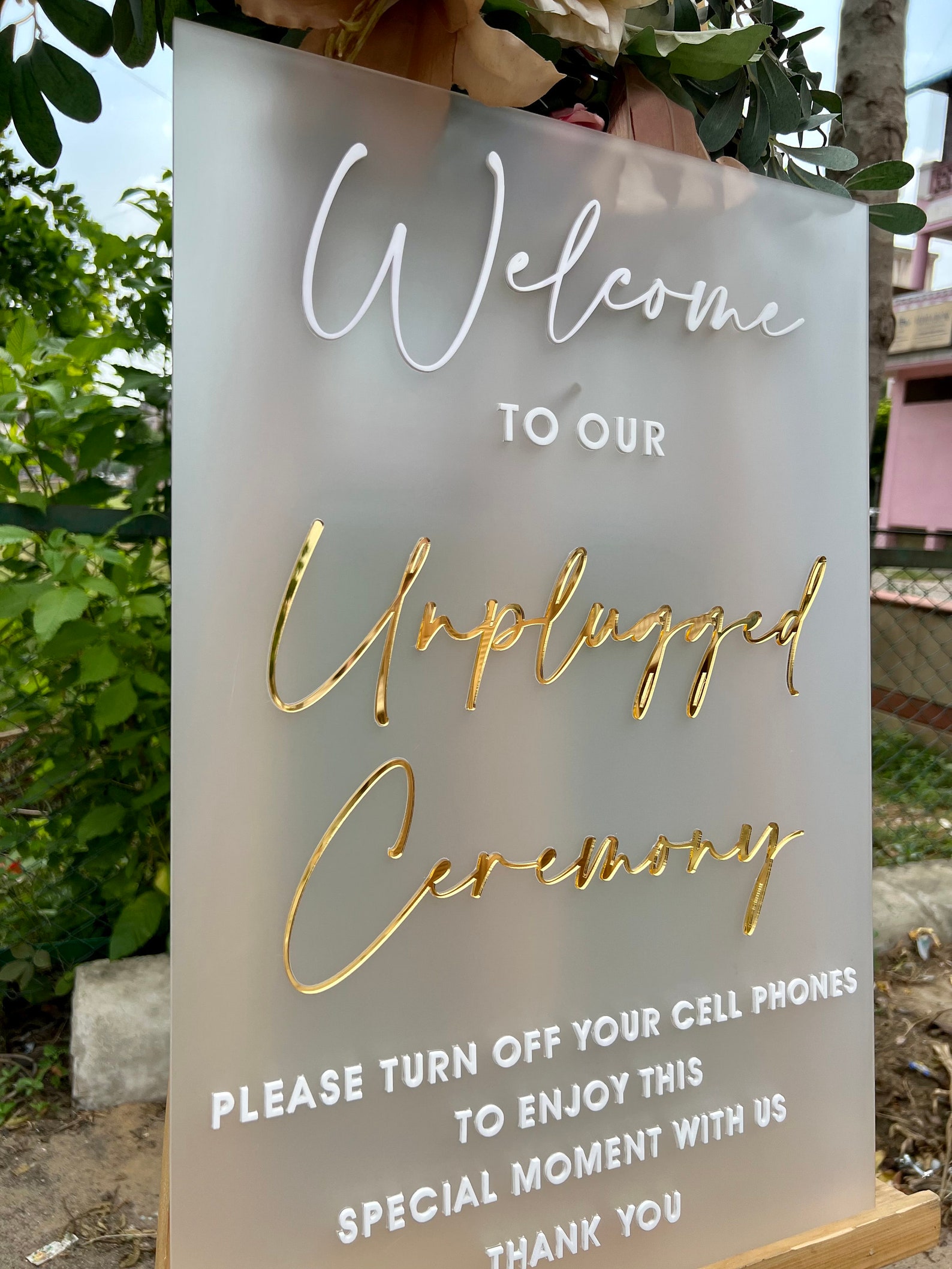 Unplugged Wedding Sign Unplugged Ceremony Sign Pick a Seat - Etsy