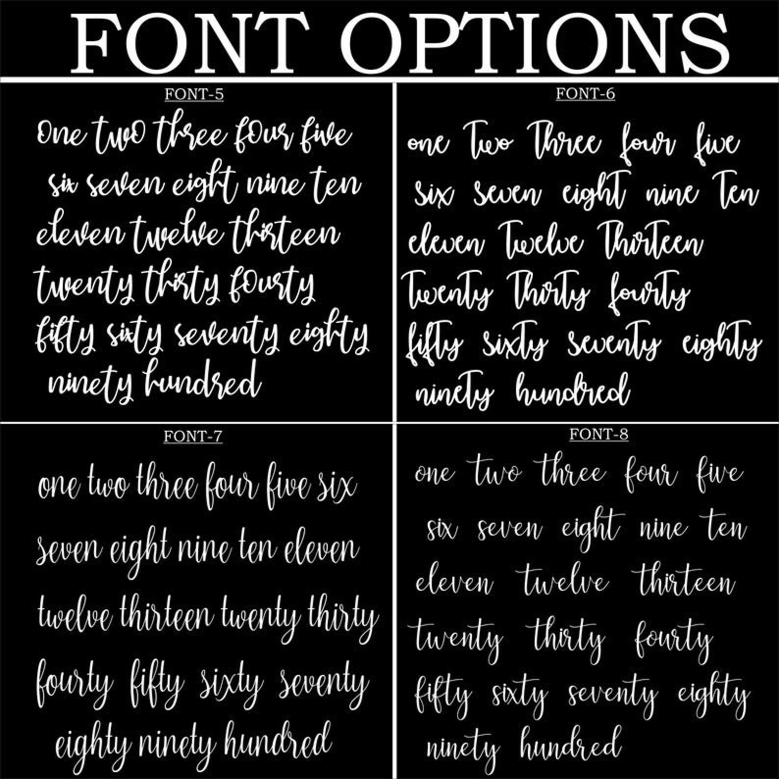 Engraved Table Numbers Table Numbers Acrylic Table Numbers | Etsy