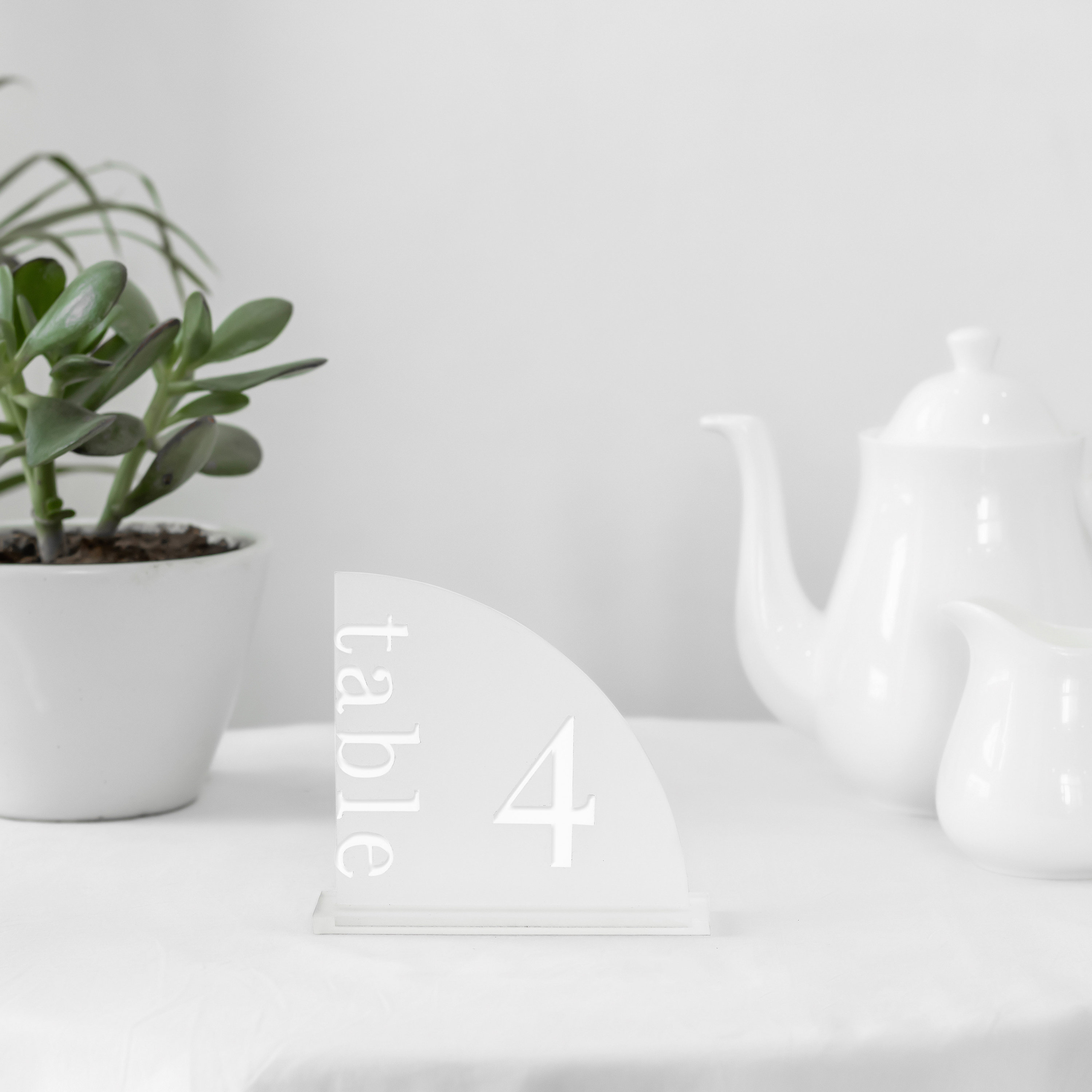 Acrylic Table Numbers Half Arch Table Numbers Table - Etsy
