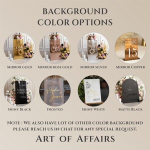 Gold Acrylic Wedding Welcome Sign - Wedding Schedule Sign - Reception ...