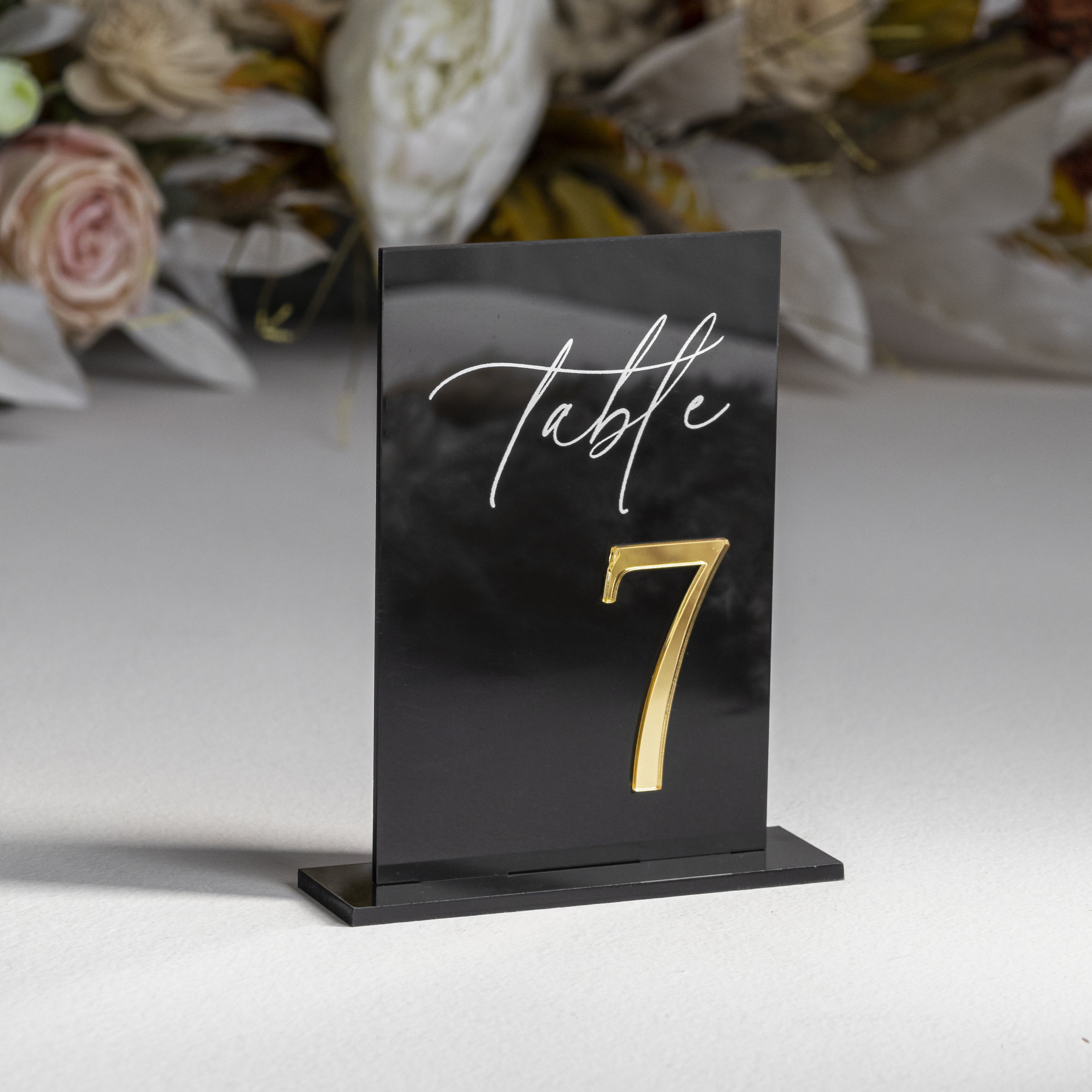 Black Acrylic Table Numbers Wedding Table Decor Wedding - Etsy Australia