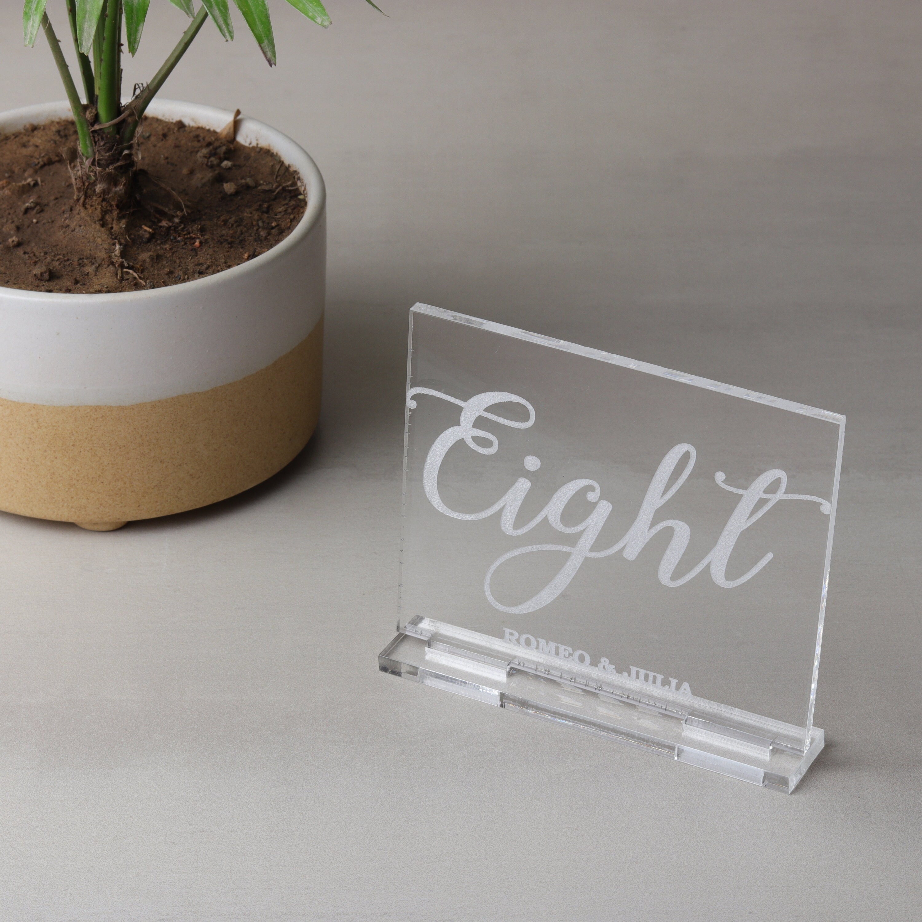 Engraved Table Numbers Table Numbers Acrylic Table Numbers | Etsy