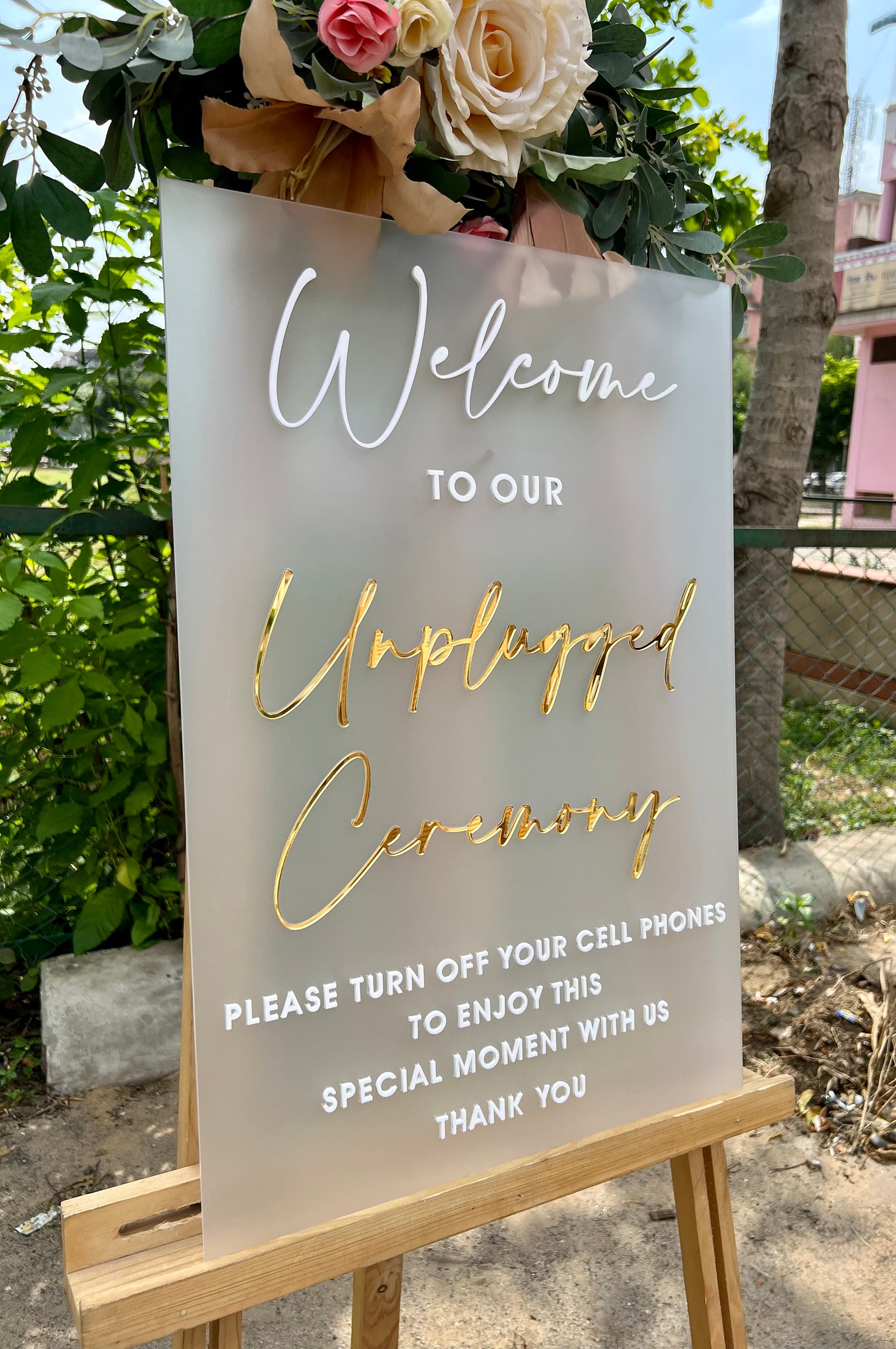 Unplugged Wedding Sign - Unplugged Ceremony Sign - Pick a Seat Not a ...