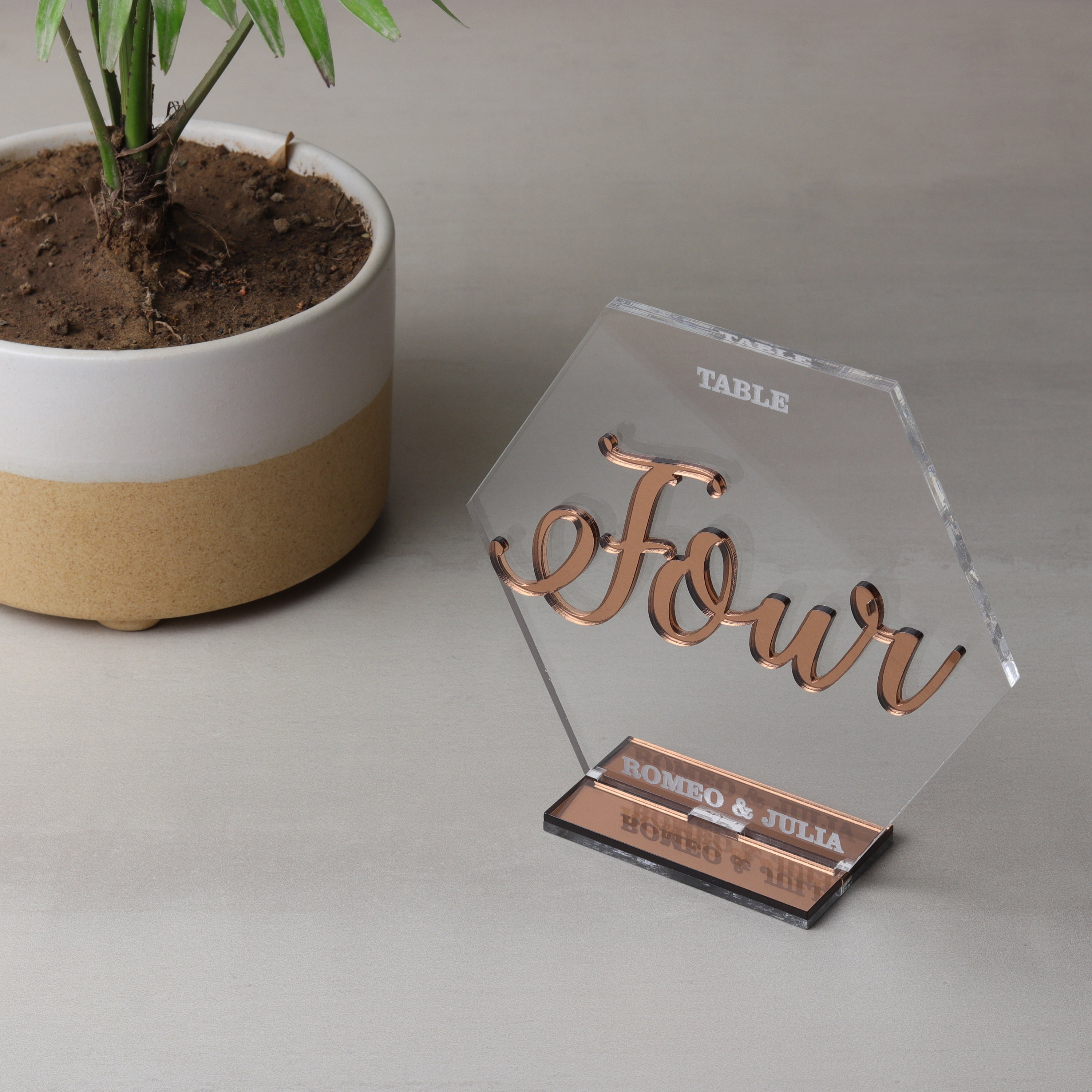 Gold Table Numbers Table Numbers Acrylic Table Numbers | Etsy UK