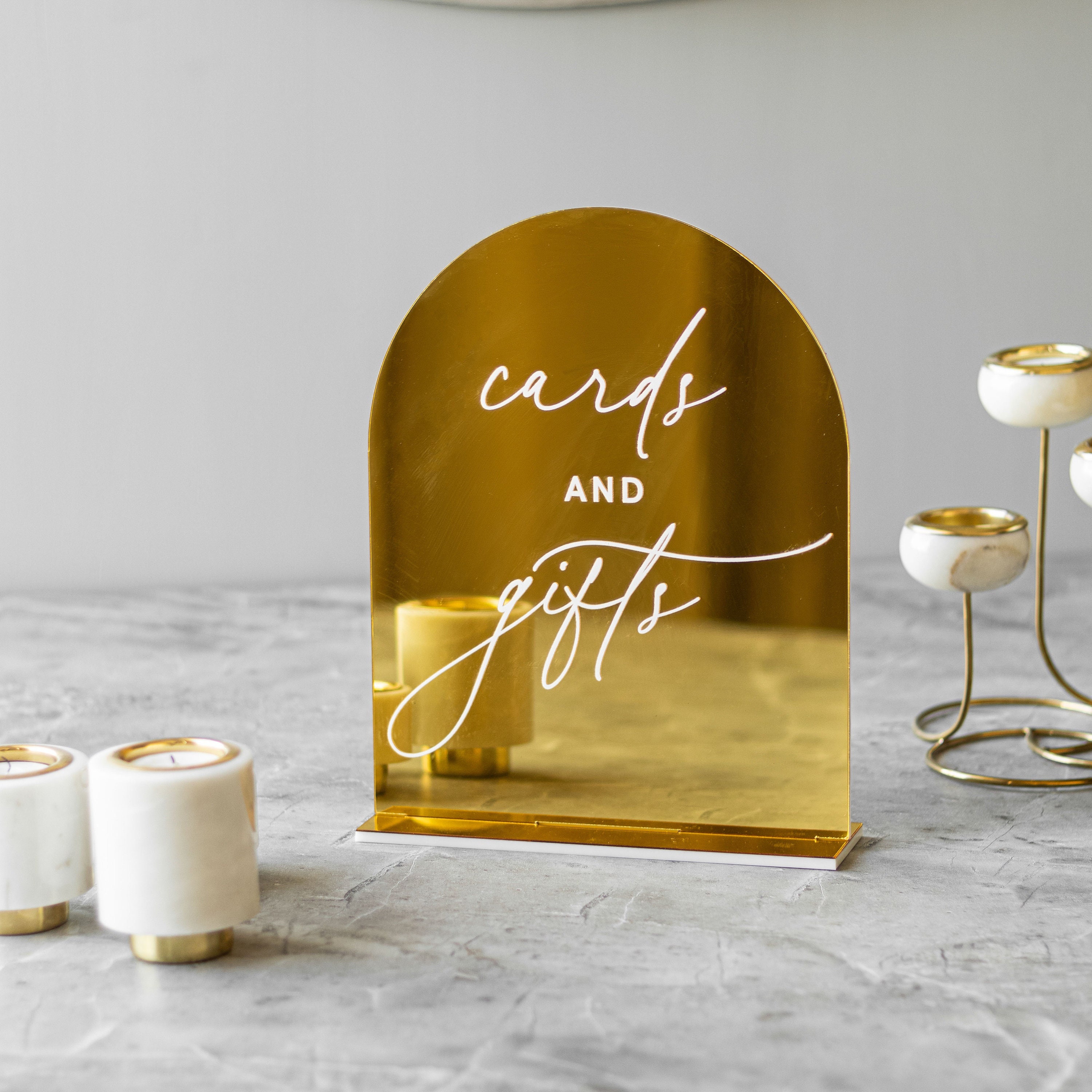 Set of 4 Wedding Signs, in Loving Memory Wedding, Guestbook Sign, Cards ...
