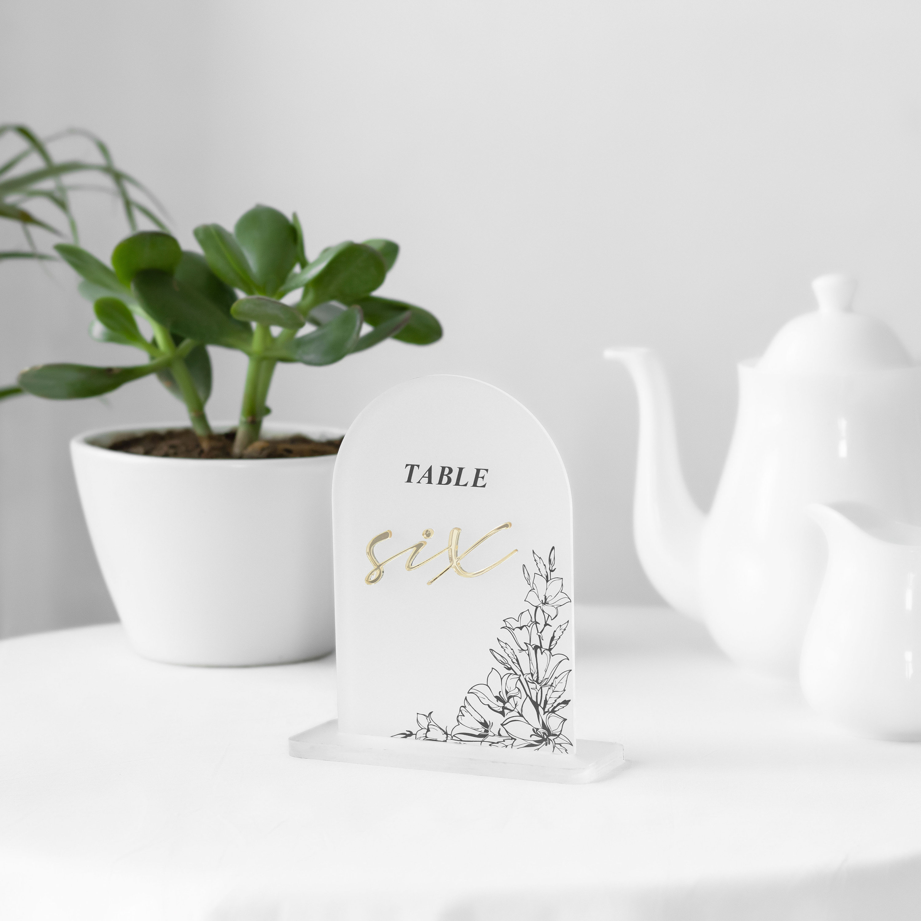 Acrylic Table Numbers Arch Table Numbers Table Numbers | Etsy