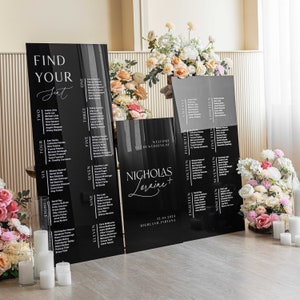 Wedding Bundle - Set of 3 Wedding Signs - Seating Chart Sign - Wedding ...