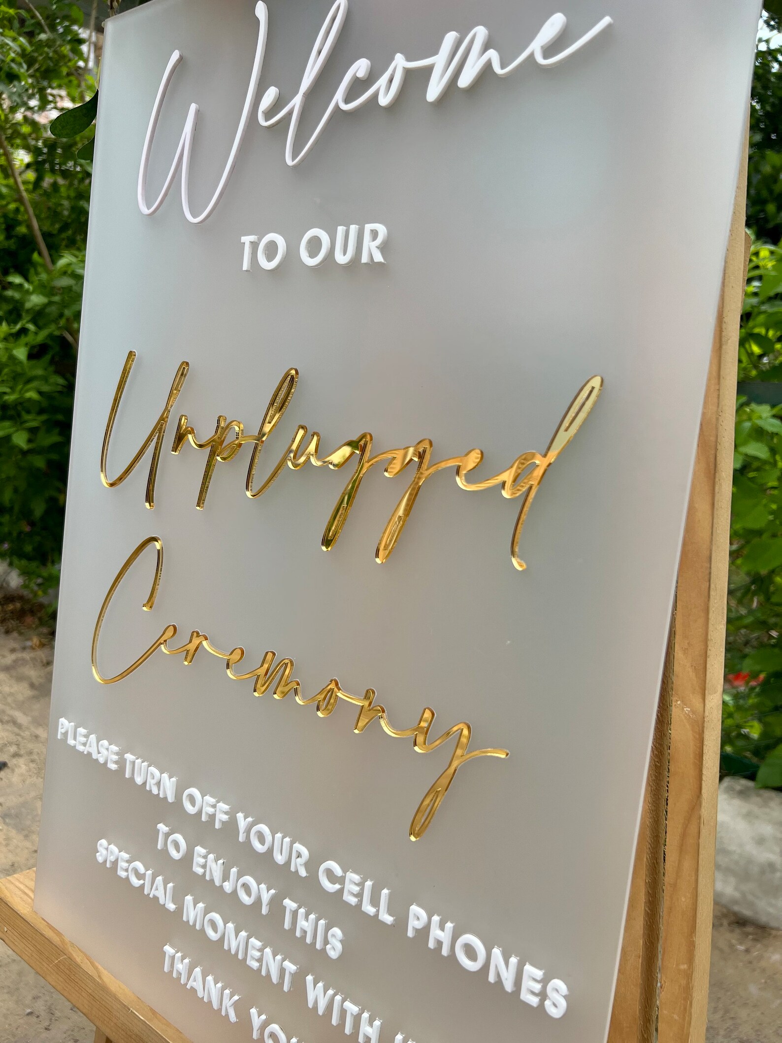 Unplugged Wedding Sign - Unplugged Ceremony Sign - Pick a Seat Not a ...