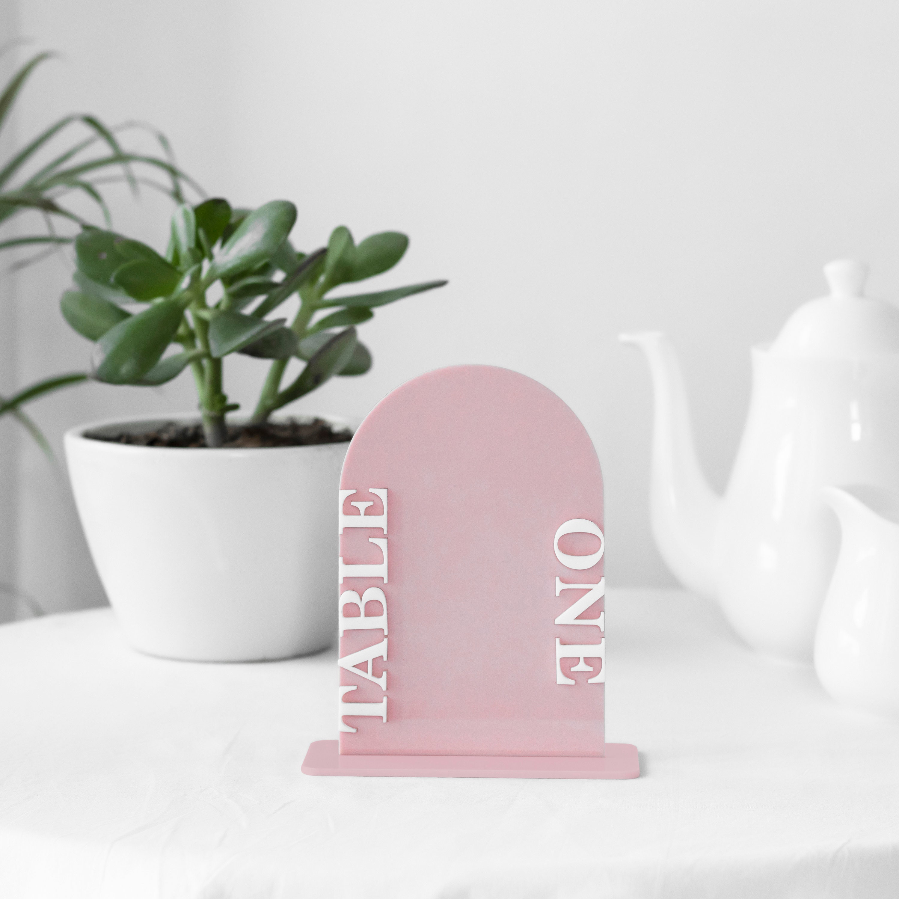 Acrylic Table Numbers Arch Table Numbers Table Numbers - Etsy