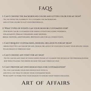 Gold Acrylic Wedding Welcome Sign - Wedding Schedule Sign - Reception ...