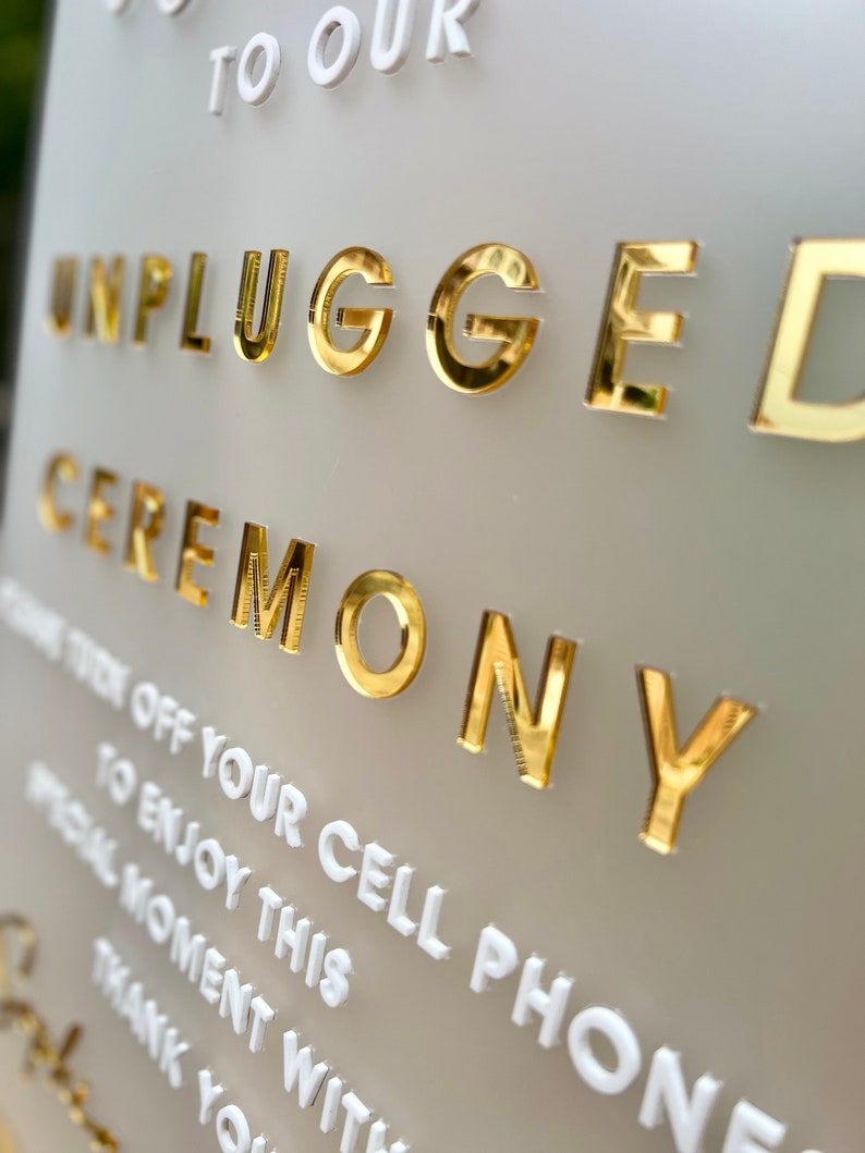 Unplugged Wedding Sign Unplugged Ceremony Sign Pick a Seat - Etsy