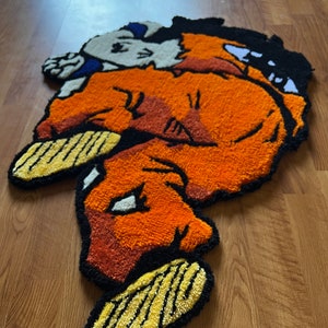 Yamcha is Dead Tufted Rug - Etsy