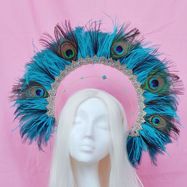 Peacock Crown - Etsy
