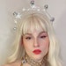 Starlight Disco Ball Festival Mirror Crown Rave Silver Halo Headdress ...