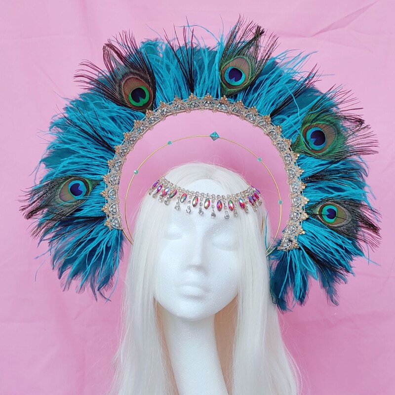 Peacock Crown - Etsy