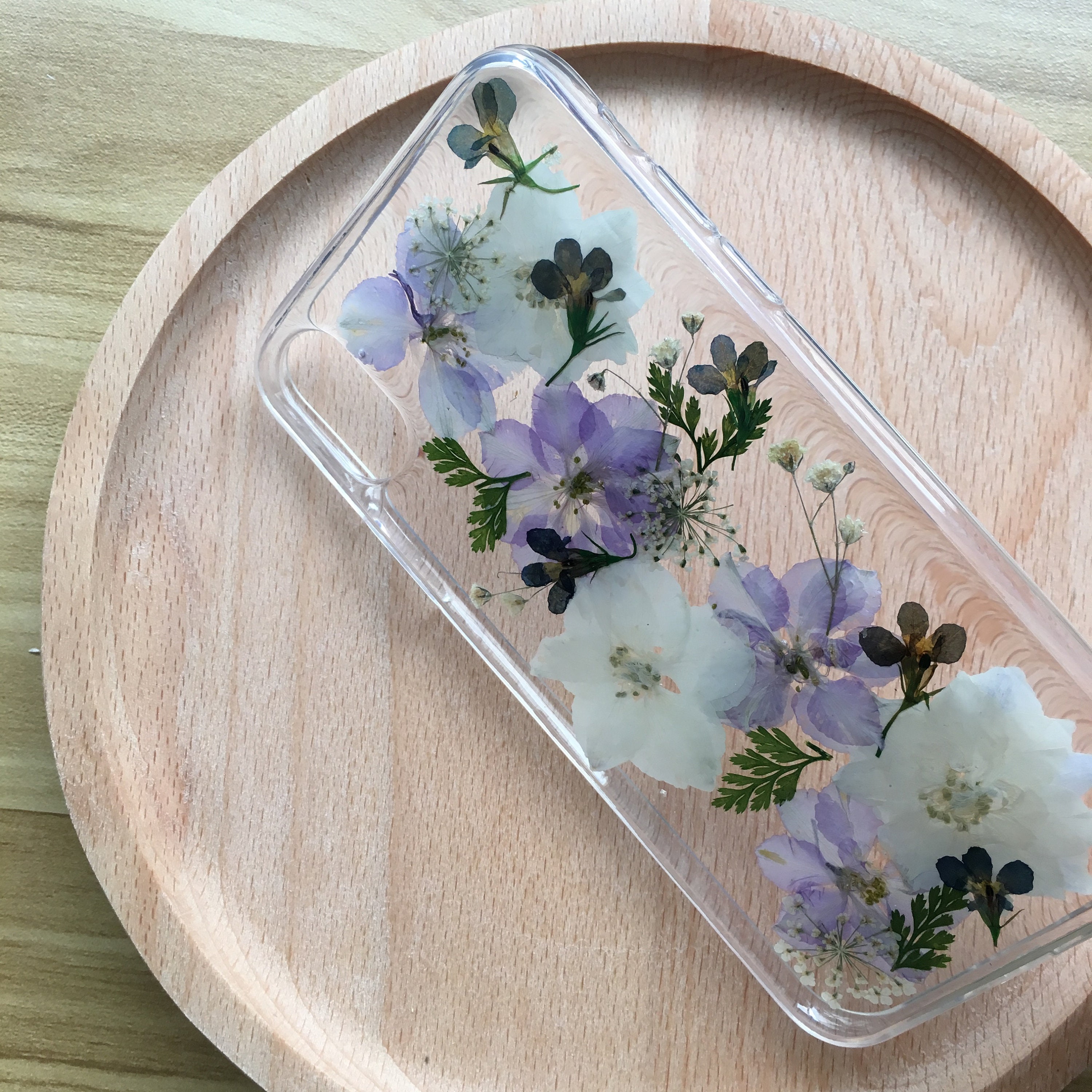 Real True Pressed Flower Phone Case Cover for iPhone 17 16 15 14 13 Pro ...