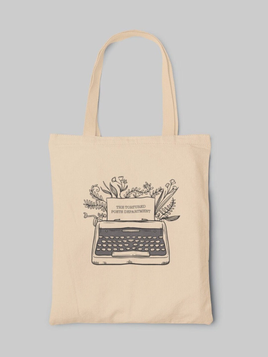 The Tortured Poets Department Tote Bag - Typewriter - Etsy UK