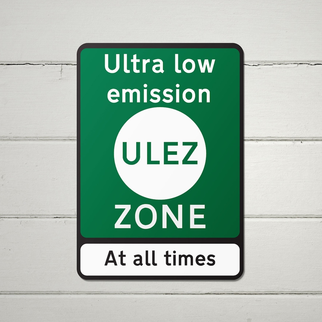 ULEZ Sign Ultra Low Emission - A4 Aluminium Bar Gift - Metal Sign - Etsy