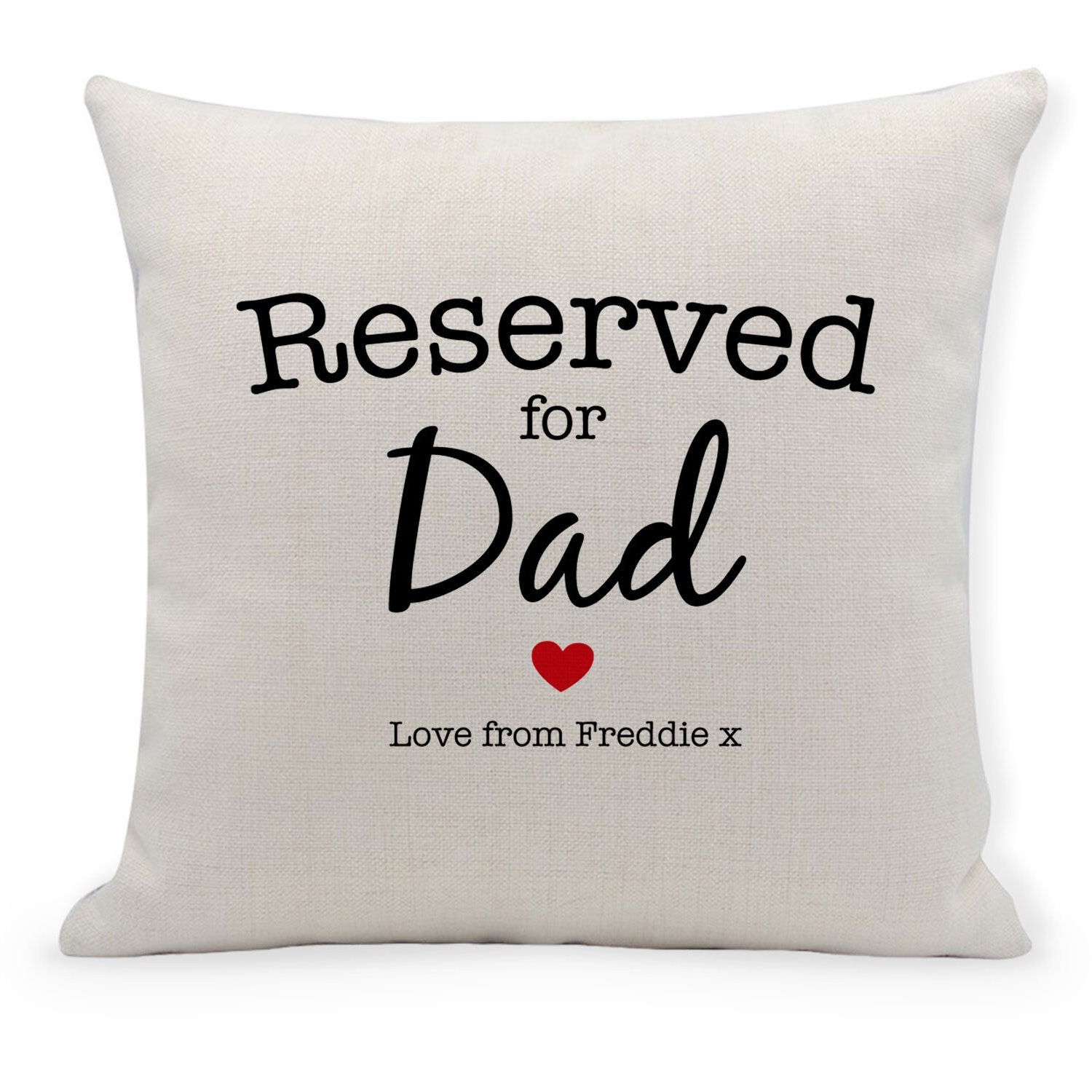 Personalised Reserved for Cushion Cover - Etsy UK