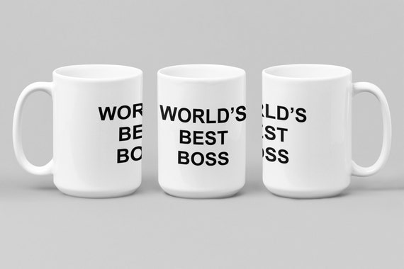 World's Best Boss the Office Mug Coffee Mug Mug for | Etsy