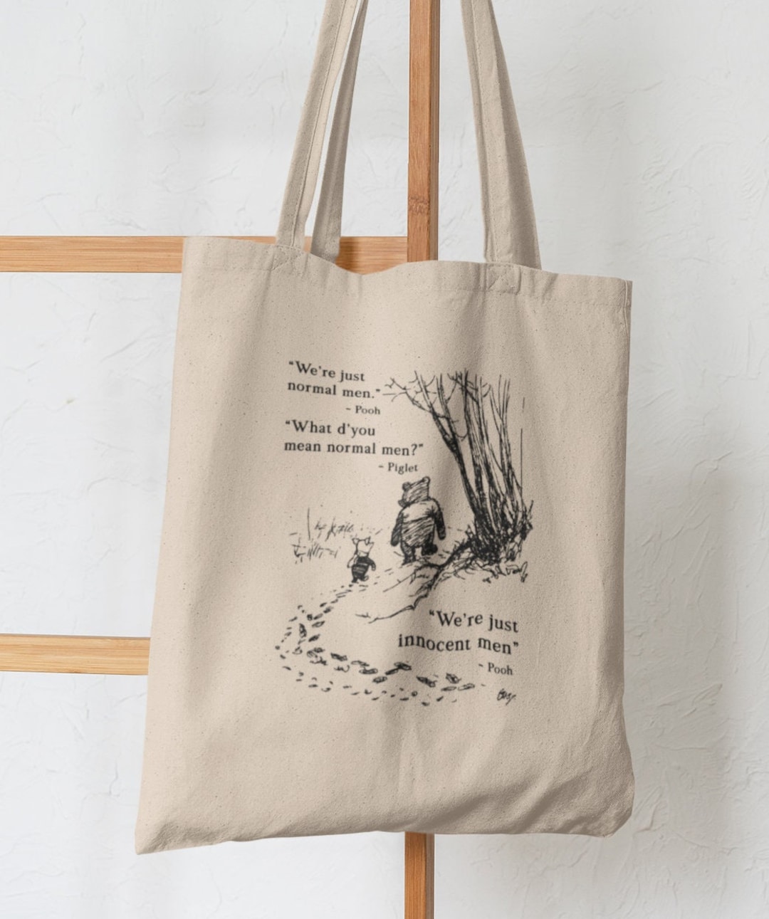 We're Just Normal Men Tote Bag, Shopping Bag, We're Just Innocent Men ...