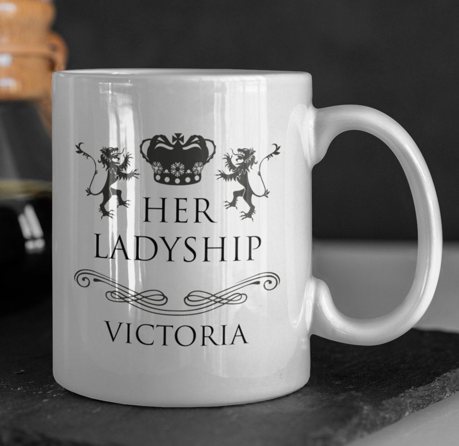 Personalised His Lordship & Her Ladyship Mugs Coffee Mug Mug - Etsy