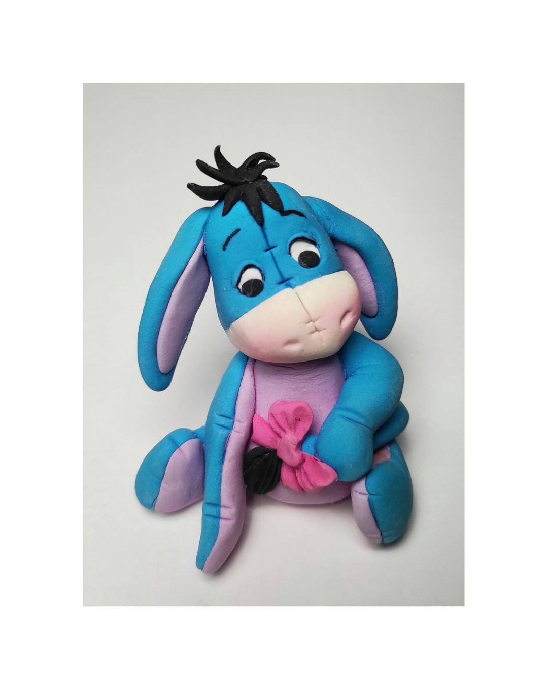 Eeyore Cake Topper, Eeyore Fondant Cake, Winnie the Pooh Fondant Cake ...