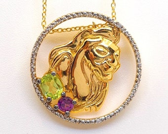 Leo Lion Peridot | Etsy