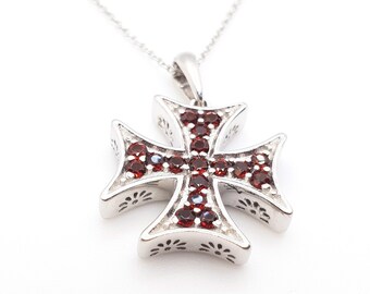 German Cross Pendant - Etsy