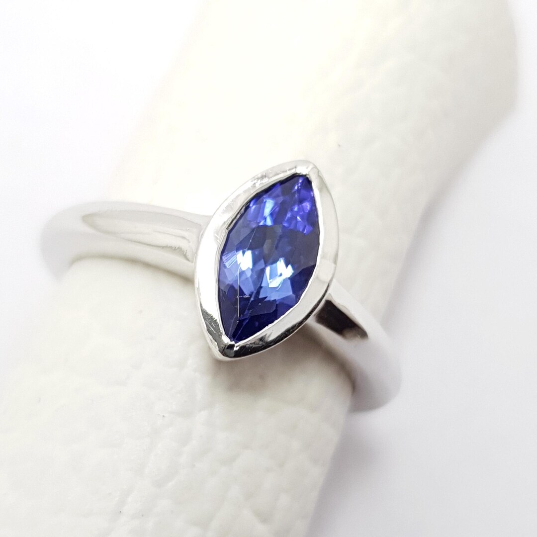 Natural Arusha Tanzanite Ring-tanzanite Solitaire Ring-statement Ring ...