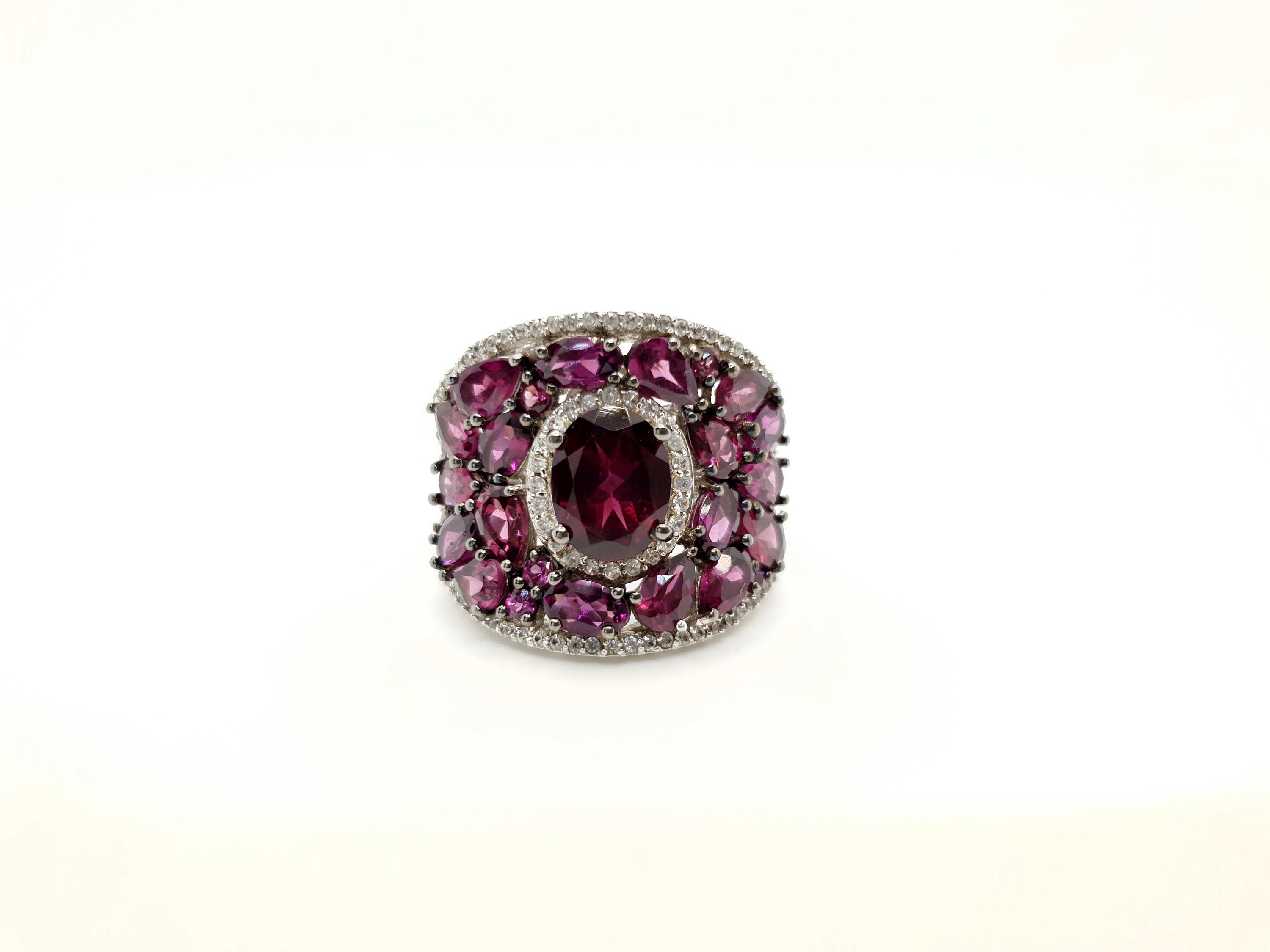 Natural Orissa Rhodolite Garnet Ring Oval Garnet Ring Pink - Etsy