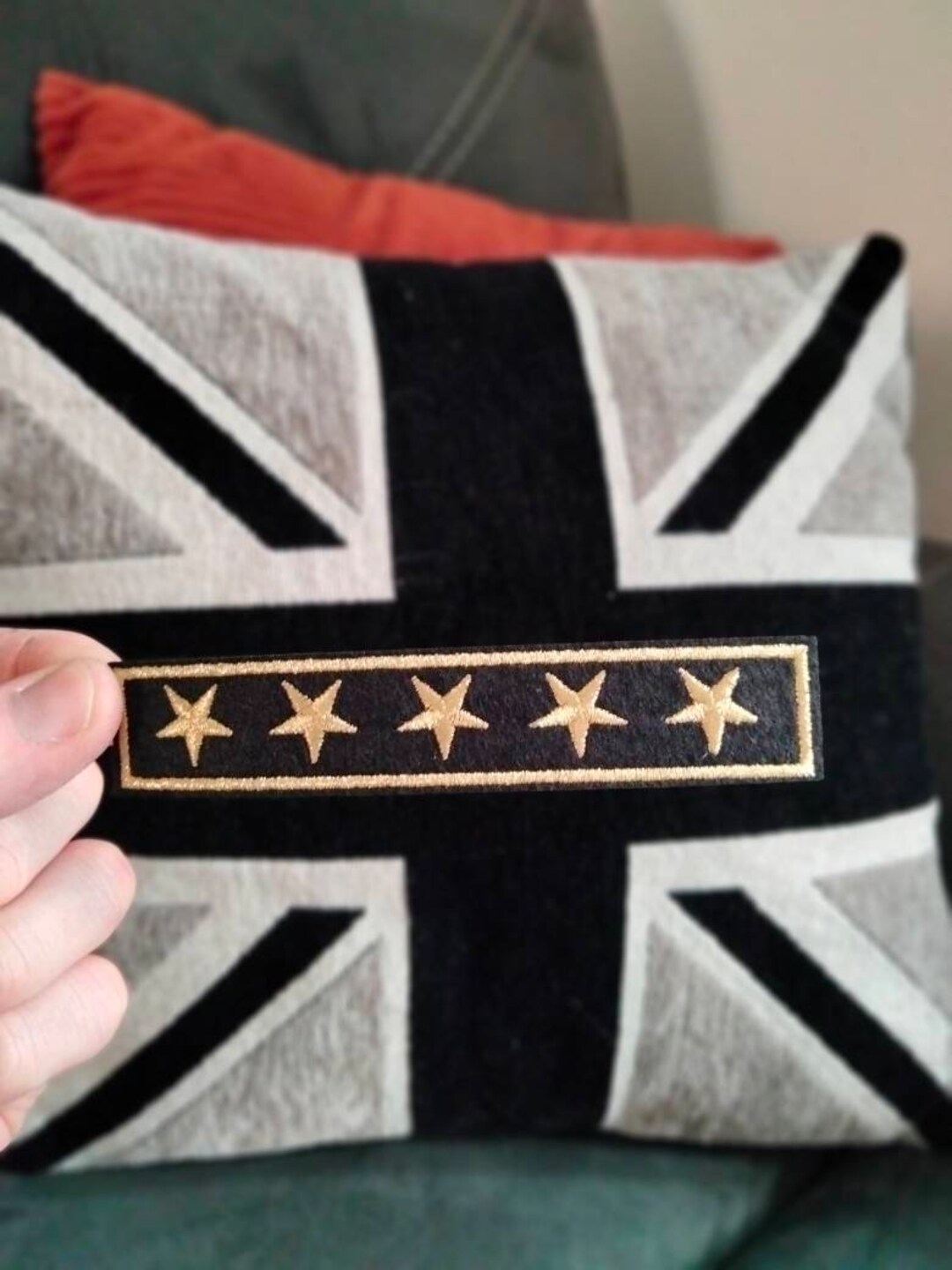 Army Soldier Five Gold Stars Iron on Patch - Etsy