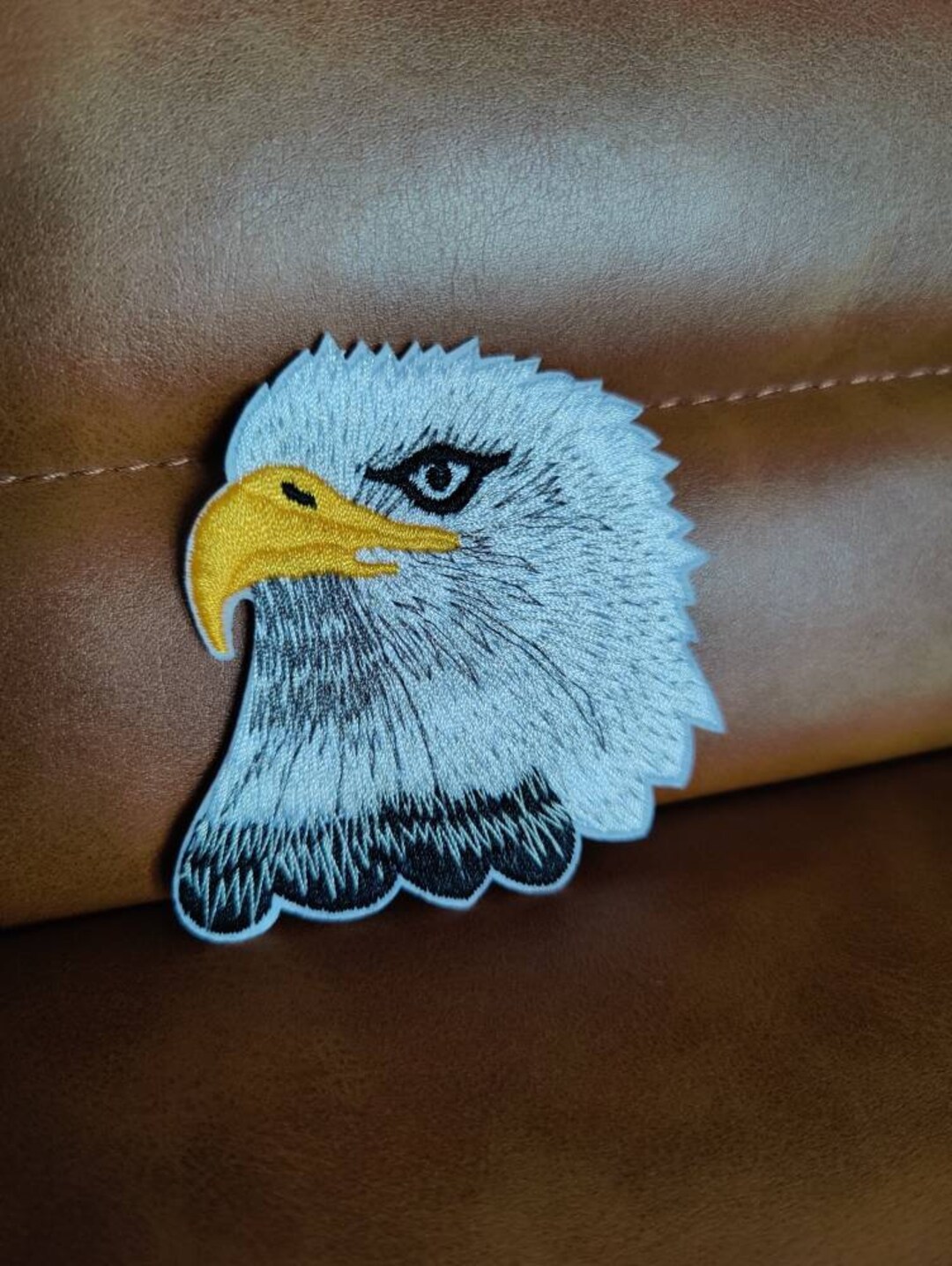 North American Bald Eagle Iron on Embroidered Patch - Etsy