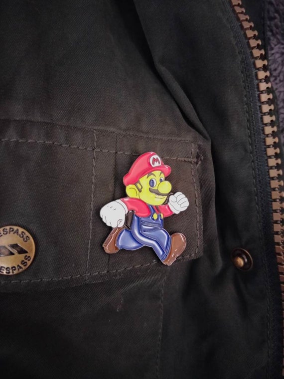 Super Mario World Gaming Icon Pin Badge Ceramic Alloy Lapel | Etsy