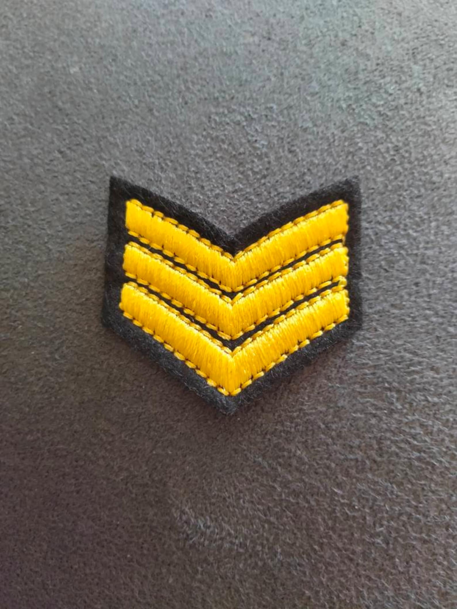 Yellow Army Arrow Stripes Patchwork Embroidered Iron on Sew on | Etsy