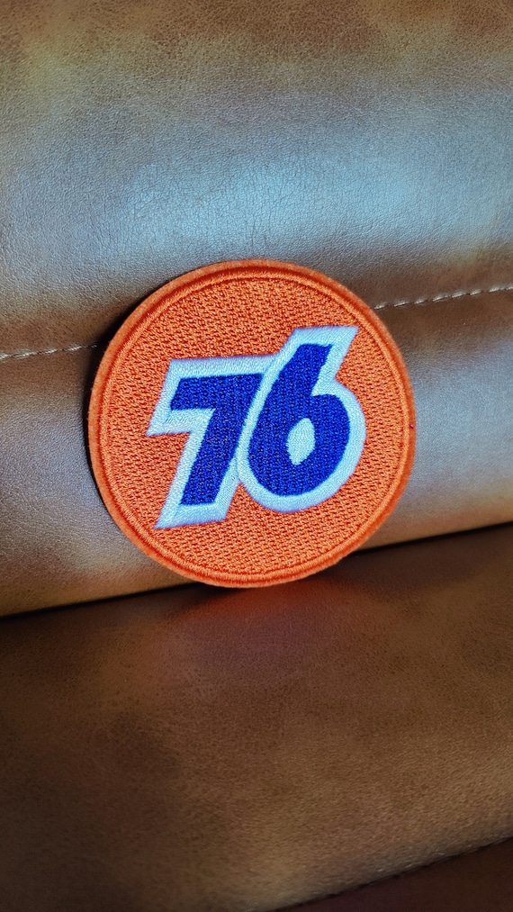 76 Gas Logo 76 Gas Station Standard White Badge $11.65