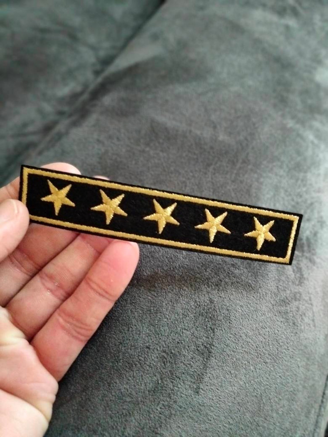 Army Soldier Five Gold Stars Iron on Patch - Etsy