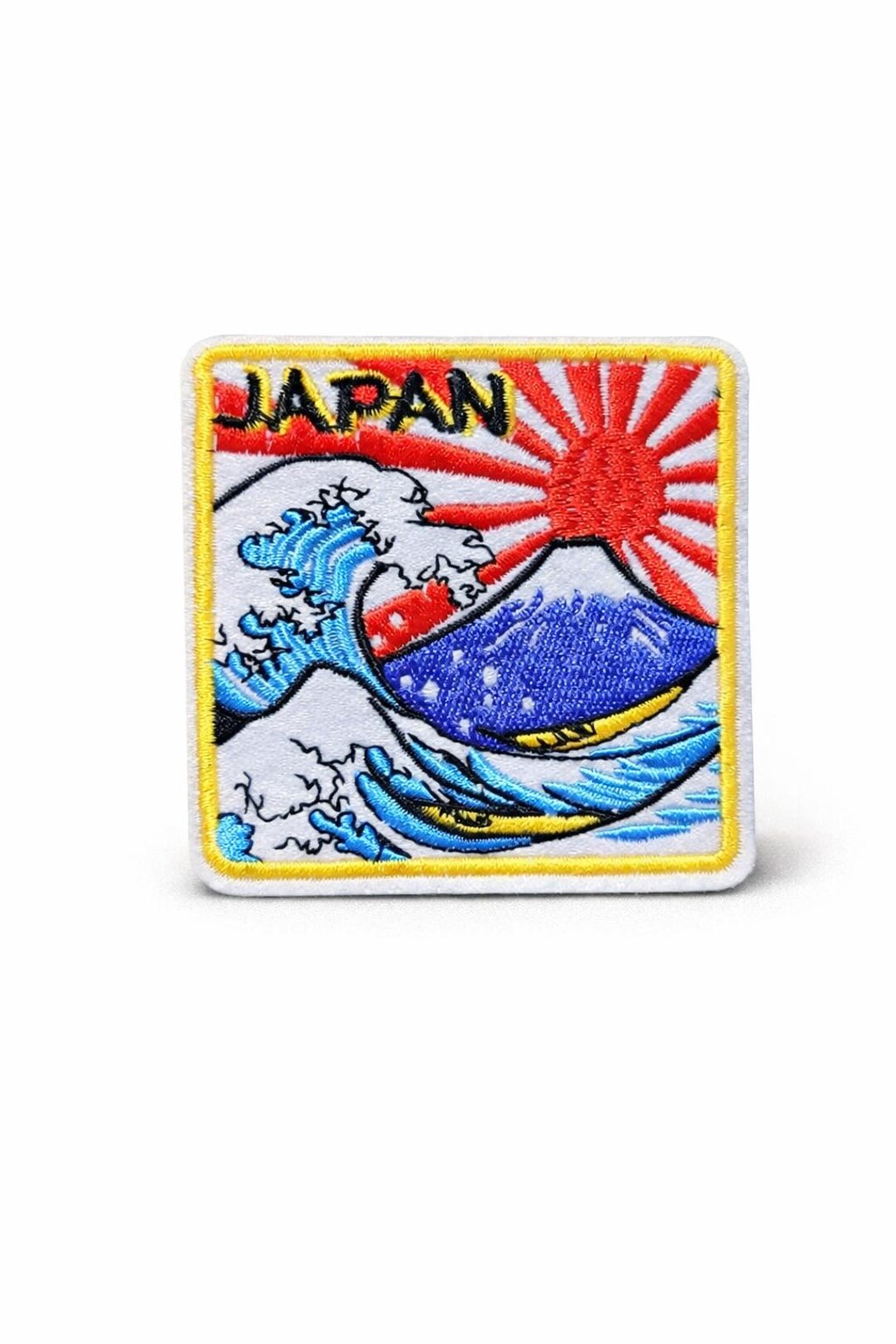 Japanese Rising Sun Surf Badge Iron Sew on Patch - Etsy