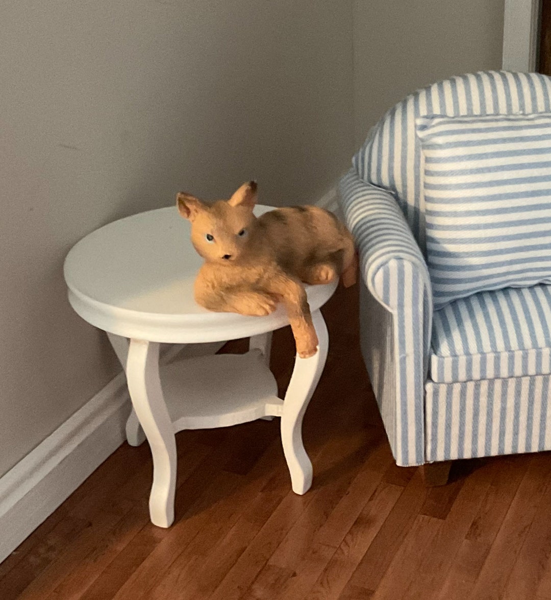 Dollhouse Miniature Tabby Cat 1:12 Scale - Etsy