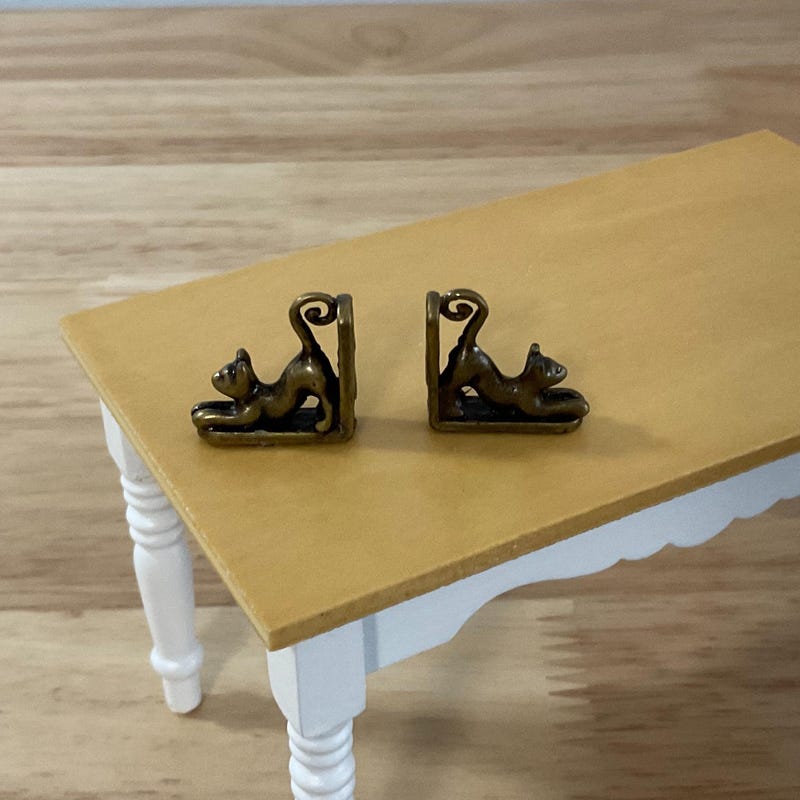 Cat Bookends - Etsy