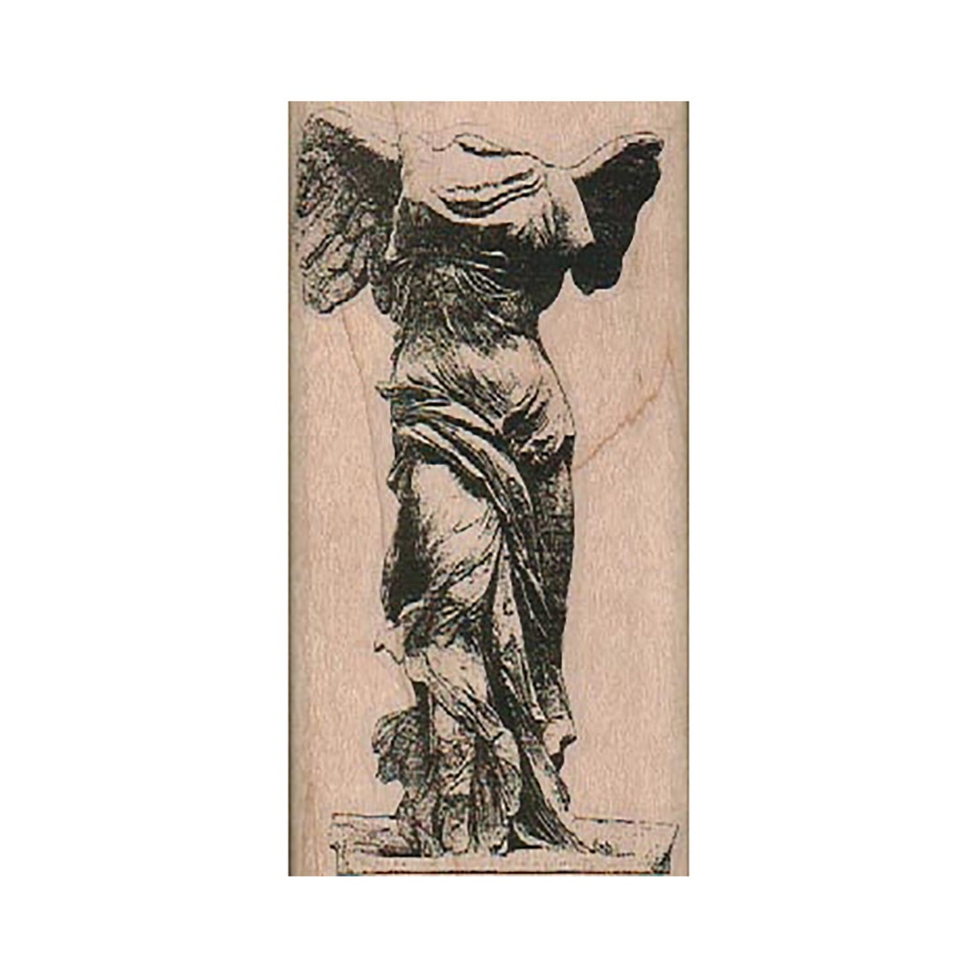 Nike Statue RUBBER STAMP, Greek Mythology Stamp, Greek Goddess Stamp ...