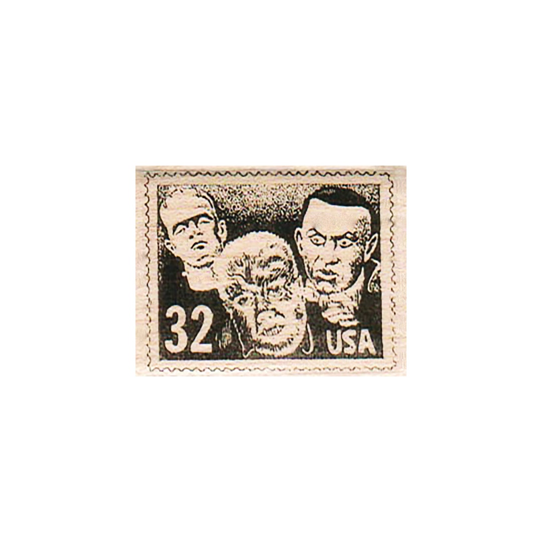 Fright Post RUBBER STAMP, Halloween Stamp, Horror Movie Stamp ...