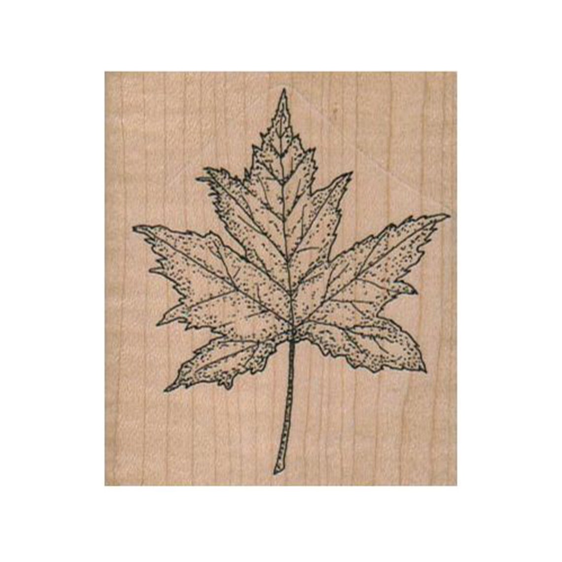 Maple Leaf RUBBER STAMP Leaf Stamp Nature Stamp Outdoor - Etsy