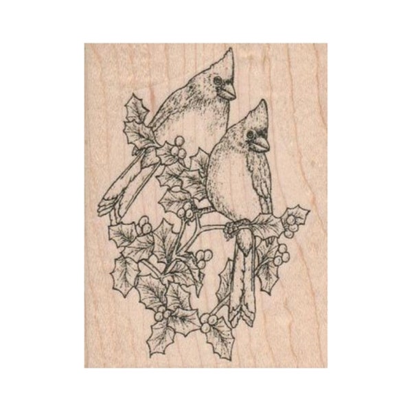 Cardinal Stamp - Etsy